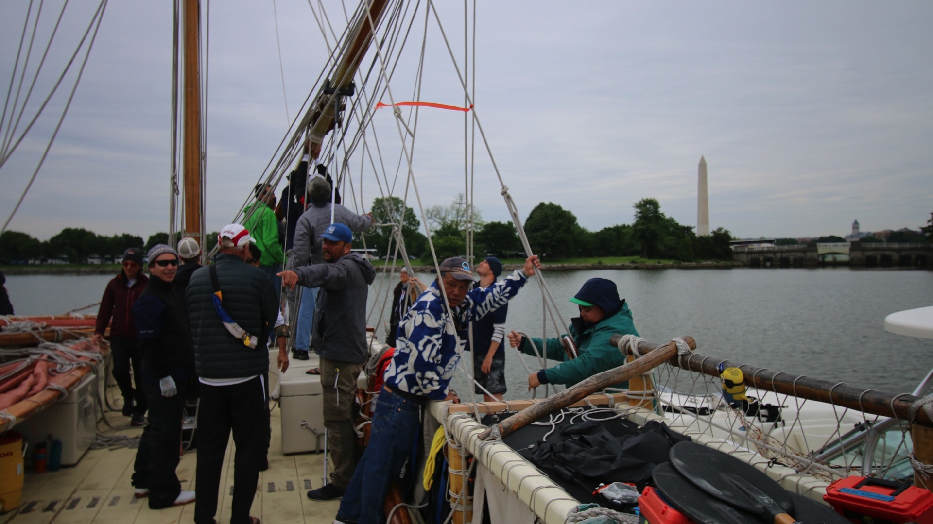Mast Stepping in Washington DC - ʻŌiwi TV